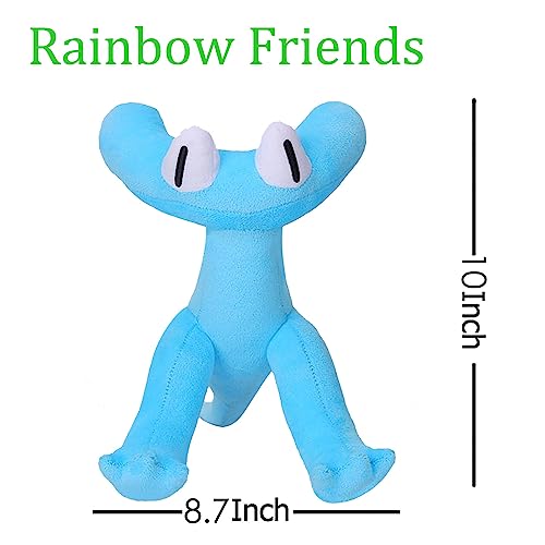 Sokmrus 3pcs Rainbow Friends Plush, Cyan Plush, Lookies Plush, Yellow Rainbow Friends Chapter 2 Plushies (3pc)