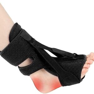 ZAGH 1Pcs Plantar Fasciitis Night Splint with Soft Memory Foam Pad Achilles Tendonitis Relief Foot Drop Heel Arch Pain Support Unisex