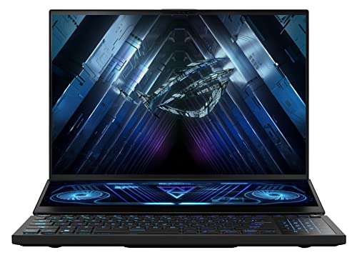 ASUS ROG Zephyrus Duo 16 GX650 GX 16.0" 240Hz WQXGA Gaming Laptop (AMD Ryzen 9 7945HX 16-Core, 32GB DDR5, 2x1TB PCIe SSD RAID 1, GeForce RTX 4080 12GB, Per Key RGB KYB, Win10P) w/Dockztorm Dock