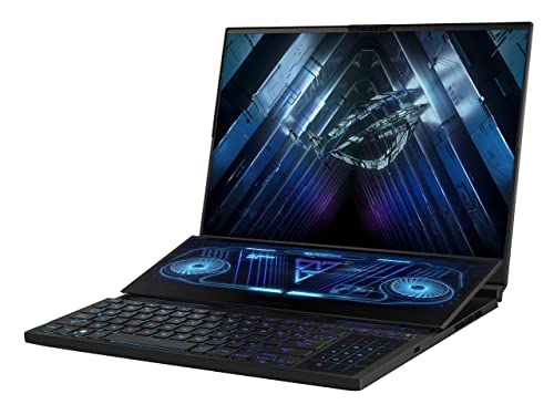 ASUS ROG Zephyrus Duo 16 GX650 GX 16.0" 240Hz WQXGA Gaming Laptop (AMD Ryzen 9 7945HX 16-Core, 32GB DDR5, 2x1TB PCIe SSD RAID 1, GeForce RTX 4080 12GB, Per Key RGB KYB, Win10P) w/Dockztorm Dock