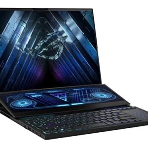 ASUS ROG Zephyrus Duo 16 GX650 GX 16.0" 240Hz WQXGA Gaming Laptop (AMD Ryzen 9 7945HX 16-Core, 32GB DDR5, 2x1TB PCIe SSD RAID 1, GeForce RTX 4080 12GB, Per Key RGB KYB, Win10P) w/Dockztorm Dock