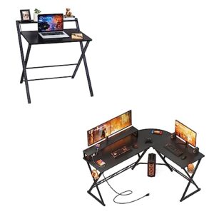 greenforest bundles of computer desk and l shaped desk