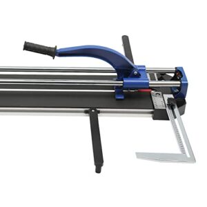 Tile Cutter 31 Inch Manual Tile Cutter with Tungsten Alloy Wheels, Ceramic Floor Tile Tile Cutting Tool, Infrared Positioning Guided Accuracy, Adjustable Measuring Ruler