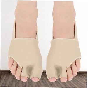 Hemoton 1 Pair Gloves Toe Spacers Orthopedic Bunion Splint Thumb Brace Thumb Protector Night Splint Toes Separator Thumb Bunions Protector Ease Foot Pain Socks Foot Protector Bracket Brace