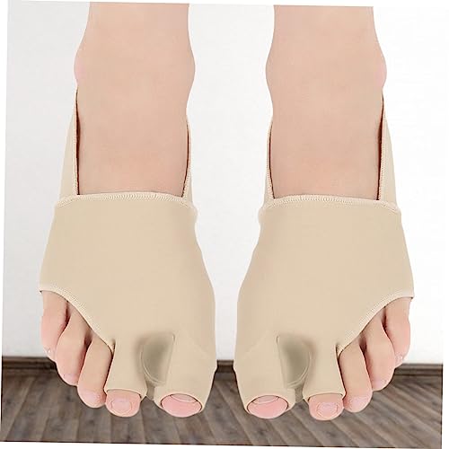 Hemoton 1 Pair Gloves Toe Spacers Orthopedic Bunion Splint Thumb Brace Thumb Protector Night Splint Toes Separator Thumb Bunions Protector Ease Foot Pain Socks Foot Protector Bracket Brace