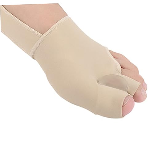 Hemoton 1 Pair Gloves Toe Spacers Orthopedic Bunion Splint Thumb Brace Thumb Protector Night Splint Toes Separator Thumb Bunions Protector Ease Foot Pain Socks Foot Protector Bracket Brace