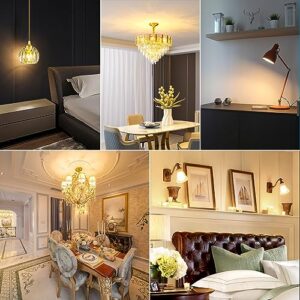 SNBIHIBE G9 LED Chandelier Light Bulb 4W, 40 Watt Halogen Bulbs Equivalent, T4 Base Bi-Pin 450LM 3000K Warm White Lights, Non-Dimmable, No-Flicker for Bathroom Lighting, Pendant Lamp 3pcs