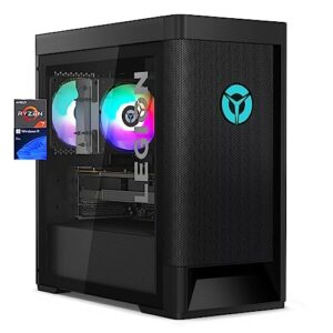 lenovo legion t5 gaming desktop, amd ryzen 7 5700g(beat i9-10900k) up to 4.6ghz, geforce rtx 3060 ti 8gb, 32gb ddr4, 1tb pcie ssd+1tb hdd, wi-fi 6, bluetooth, usb-c, rj45, hdmi, win 11 pro, black