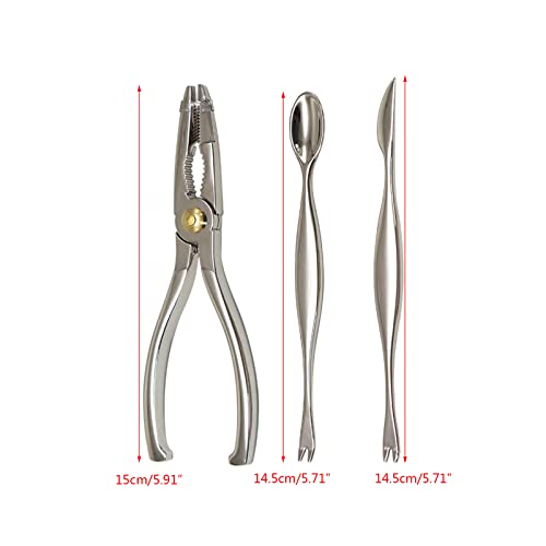 Prawn Peeler Portable Seafood Tool Stainless Steel Crab Shrimp Gadgets Lobster Clamp Pliers Set Kitchen Accessories Seafood Tool Kit