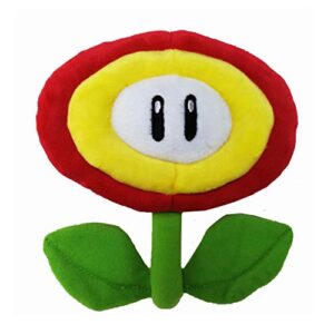 7''plush fire flower plush doll stuffed animal, animal fire flower plush toy plush doll children toys christmas new year gift birthday gift.