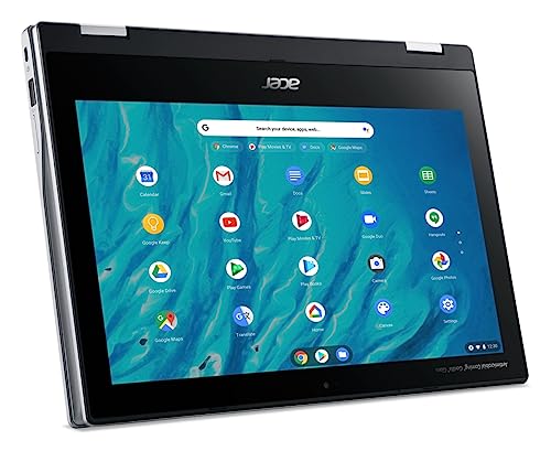 Acer Newest Spin 311 11.6" HD IPS Touchscreen Chromebook Laptop, Octa-Core MediaTek MT8183C, 4GB RAM, 64GB eMMC Storage, All Day Battery Life, WiFi, USB-A&C, Chrome OS, w/CUE Accessories