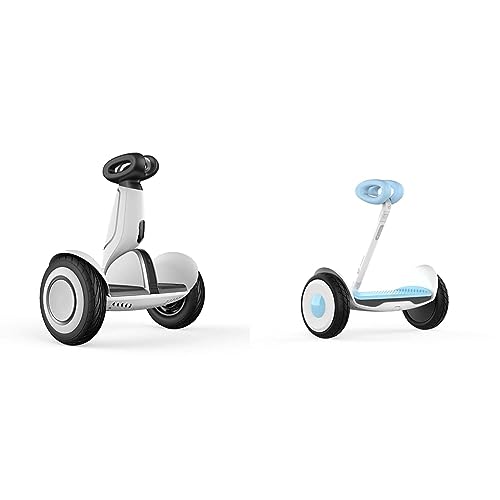 Segway Ninebot S-Plus Smart Self-Balancing Electric Scooter, White Large & Ninebot S Kids, Smart Self-Balancing Electric Scooter, 800 Watts