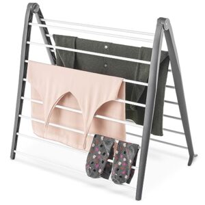 SECTTI Space-Saving Folding Drying Rack - Extend Your Clothes’ Lifespan with 20 LB Capacity: Cost-Efficient Alternative to Machine Drying - Measures 3.0 L x 26.75 W x 53.125 H Inches