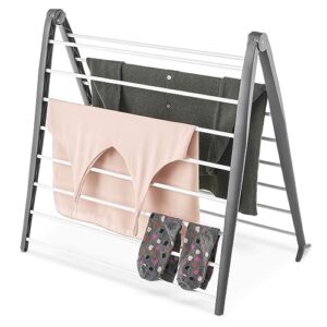 SECTTI Space-Saving Folding Drying Rack - Extend Your Clothes’ Lifespan with 20 LB Capacity: Cost-Efficient Alternative to Machine Drying - Measures 3.0 L x 26.75 W x 53.125 H Inches