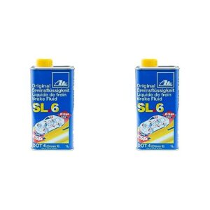 ate original sl.6 dot 4 brake fluid, 1 liter can (pack of 2)