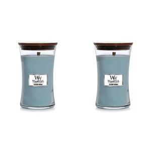 woodwick large hourglass candle, seaside neroli, 21.5 oz (pack of 2)