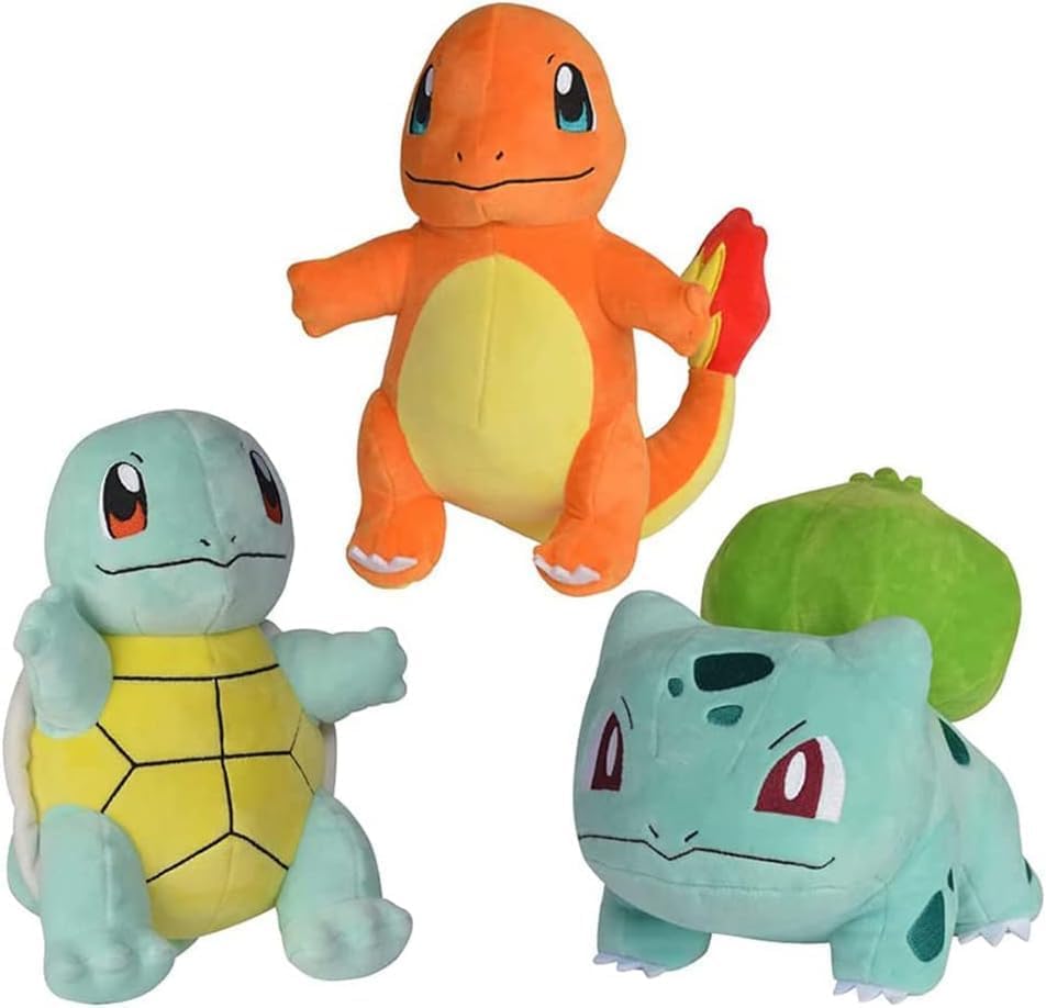 Plush Starter 3 Pack - Must-Have for Fans 8 inches - Kids' Favorite