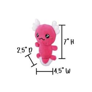 The System Sellers Six (6) Mini Axolotl Plush Stuffed Animals (7")