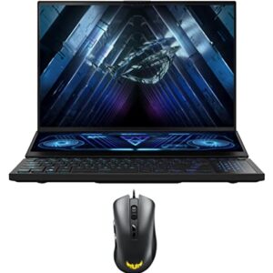 ASUS ROG Zephyrus Duo 16 GX650 GX Gaming & Entertainment Laptop (AMD Ryzen 9 7945HX 16-Core, 64GB DDR5 4800MHz RAM, 2x1TB PCIe SSD RAID 0 (2TB), GeForce RTX 4080, Win 11 Pro) with TUF Gaming M3