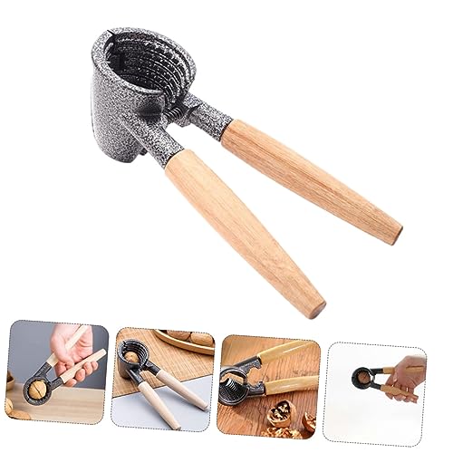 Black Walnut 1pc Nutcracker Wine Opener Electric Crab Tools Electric Tool Chestnut Opener Peanut Crackers Tool Lobster Aluminum Alloy Chestnut Walnut Shell Opener Hazelnut Heavy