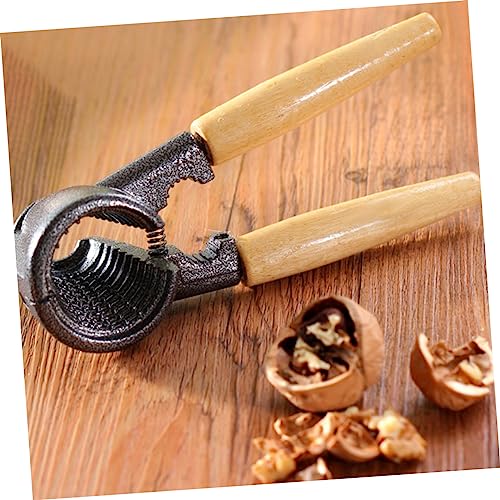 Black Walnut 1pc Nutcracker Wine Opener Electric Crab Tools Electric Tool Chestnut Opener Peanut Crackers Tool Lobster Aluminum Alloy Chestnut Walnut Shell Opener Hazelnut Heavy