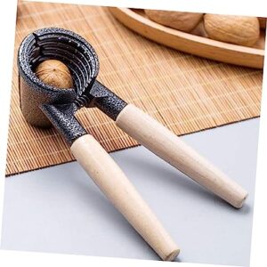 Black Walnut 1pc Nutcracker Wine Opener Electric Crab Tools Electric Tool Chestnut Opener Peanut Crackers Tool Lobster Aluminum Alloy Chestnut Walnut Shell Opener Hazelnut Heavy