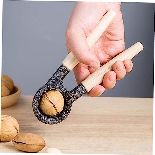 Black Walnut 1pc Nutcracker Wine Opener Electric Crab Tools Electric Tool Chestnut Opener Peanut Crackers Tool Lobster Aluminum Alloy Chestnut Walnut Shell Opener Hazelnut Heavy