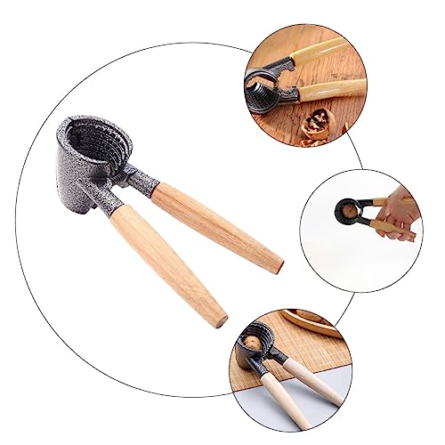 Black Walnut 1pc Nutcracker Wine Opener Electric Crab Tools Electric Tool Chestnut Opener Peanut Crackers Tool Lobster Aluminum Alloy Chestnut Walnut Shell Opener Hazelnut Heavy