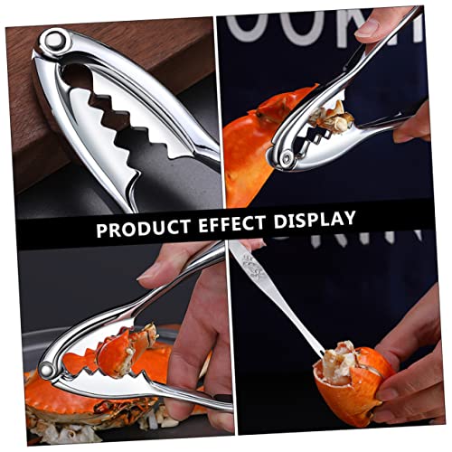 UPKOCH 1 Set 5 Pcs Crab Claws Crab Leg Tools Crab Scissor crawfish picks crab tool nut stainless steel forks stainless steel scoop Seafood Tool Crab Forks crab sticks lobster Zinc alloy