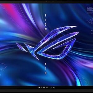 ASUS ROG Flow X16 Gaming 2-in-1 Laptop 16" QHD+ 165Hz Touchscreen (100% DCI-P3) AMD 8-Core Ryzen 9 6900HS (>i7-11370H) 16GB RAM 1TB SSD GeForce RTX 3060 6GB Graphic USB-C Backlit Win11 + HDMI Cable