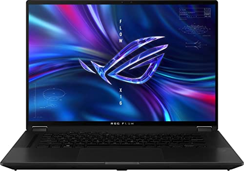 ASUS ROG Flow X16 Gaming 2-in-1 Laptop 16" QHD+ 165Hz Touchscreen (100% DCI-P3) AMD 8-Core Ryzen 9 6900HS (>i7-11370H) 16GB RAM 1TB SSD GeForce RTX 3060 6GB Graphic USB-C Backlit Win11 + HDMI Cable