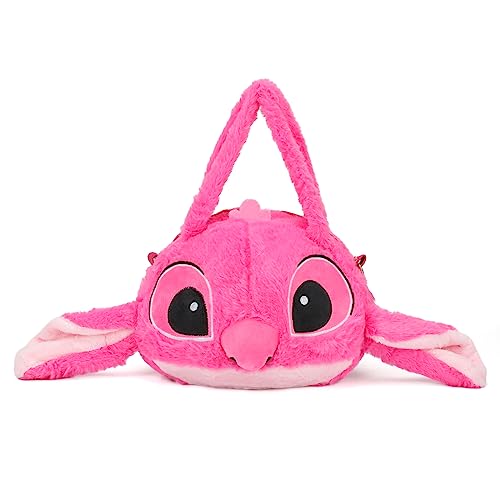 Interstellar Baby Plush Wallet, Crossbody Bag, Cute Plush Sewn Wallet, 9.8-inch Sewn Plush Toy, Best Gift for Boys and Girls (Pink)