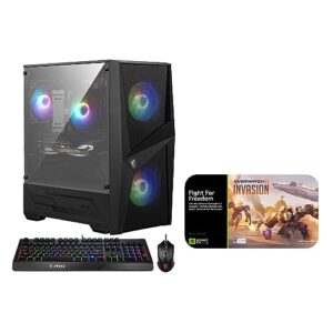 2023 msi codex r 13nuc7-069us (i7-13700f, 64gb ram, 1tb nvme ssd + 2tb hdd, rtx 4060 8gb, windows 11 pro) gaming desktop pc