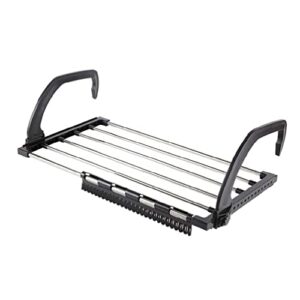 xromtbem balcony folding shoes towel drying rack laundry underwear storage holder home under bed shoe storage organizer rolling