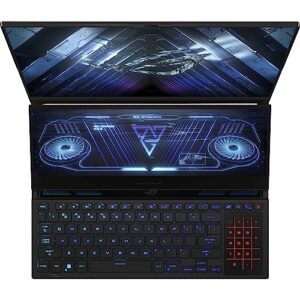 ASUS ROG Zephyrus Duo 16 Gaming & Entertainment Laptop (AMD Ryzen 7 6800H 8-Core, 64GB DDR5 4800MHz RAM, 1TB PCIe SSD, GeForce RTX 3060, 16.0" 165Hz Touch Win 11 Pro) with DV4K Dock