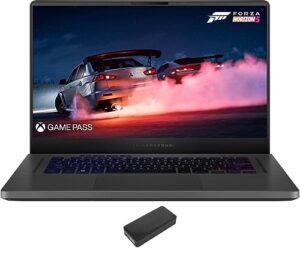 asus rog zephyrus gaming & entertainment laptop (amd ryzen 9 6900hs 8-core, 24gb ddr5 4800mhz ram, 2x1tb pcie ssd raid 1 (1tb), geforce rtx 3060, 15.6" 165hz win 11 home) with dv4k dock