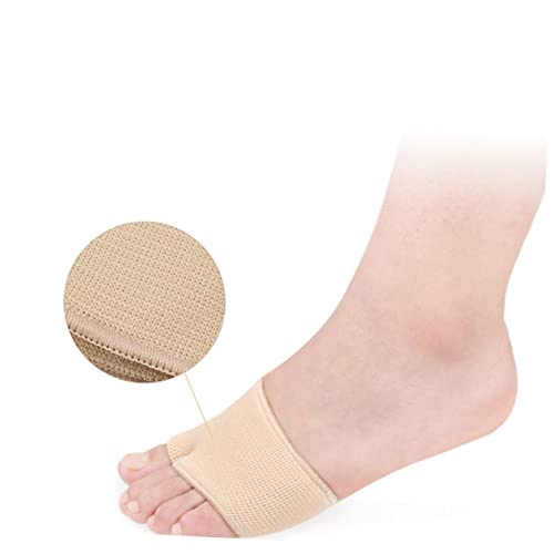 GLEAVI 2pcs half toe sleeve neuroma pad clip board bunion splint metatarsal pads bunion forefoot bunion night forefoot cushion pad heels cushioning pads Toes Separator protector High heel