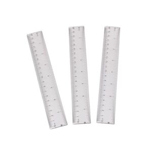 plastic measuring ruler 16pcs graphing ruler clear measuring tools stationery ruler ruler tailor ruler stationery precision ruler plastic rulers clear ruler centimeter ruler use