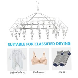 Zerodeko 3 Pcs Drying Rack Underwire Bra Towel Bra Hanging Clothes Drying Rack Laundry Hanger Clips Sock Drying Clip Clothes Hanger Laundry Rack Multi-Purpose Hanger Socks Rack Single Layer