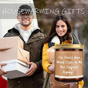 House Warming Gifts New Home, Housewarming Candle & Lavender Wood Scented Candles