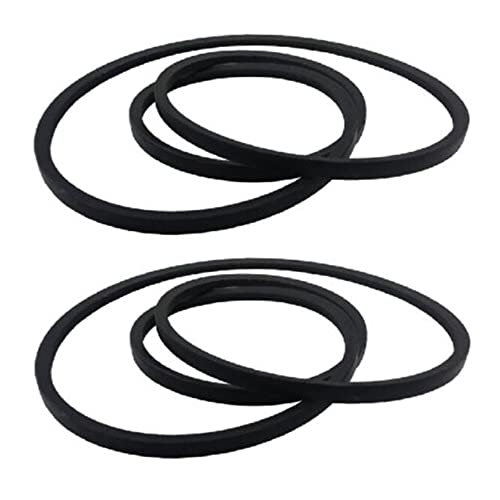 HASMX Replacement Belt Replaces for MTD Part Numbers 954-04118 954-04153 754-04118 754-04153 Fits for Cub Cadet MTD Riding Lawn Mowers & Tractors with 46" Decks, 2-Pack