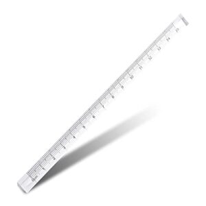 nuobesty 8pcs transparent triangular ruler plastic rulers metric ruler machinist ruler clear scale rulers ruler for transparent small ruler architecture supplies classroom supplies