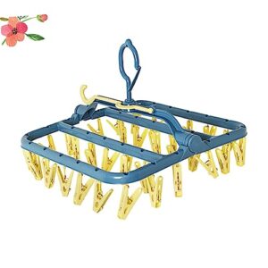 Alipis 3pcs Foldable Clothes Drying Rack Collapsible Clothes Rack Foldable Hangers Windproof Blanket Clip Laundry Hanger Drying Rack Dish Drying Rack Collapsible Foldable Household Hanger