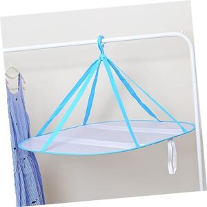 Alipis Stainless Steel Drying Rack Indoor Clothes Drying Rack Mesh Clothes Hanging Dryer Underwears Drying Rack Closet Drawers Collapsible Hangers Folding c-fold Towels Hanging Dryer Rack