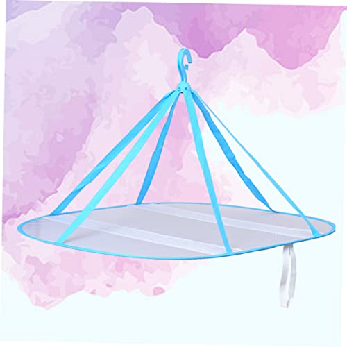 Zerodeko Hanging Clothes Laundry net Hanging Drying net Drying Rack Foldable Laundry Rack Collapsible Hangers Foldable Garment Rack Hanging Dryer Rack Sweater Clothes Dryer Drawer Sink Sock