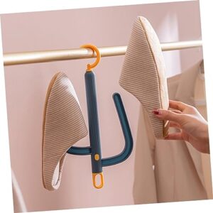 Cabilock Swivel Hook Hanger Small Drying Rack Small Clothes Drying Rack Hanging Hooks Outdoor Swivel Hooks abs Shoe Racks Slipper Drying Rack Shoes Hanger Hook up Slippers to Rotate