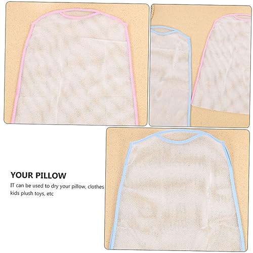 Alipis 4Pcs clothes bag drying rack clothes pillow clothes drying pouch clothes drying net hanging clothes drying bag clothes drying Polyester Mesh hanging pillow clothing