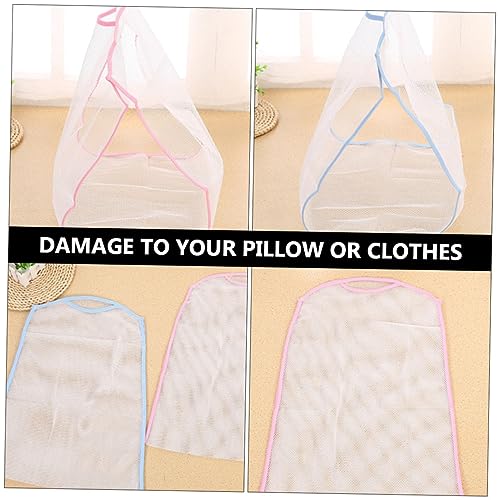 Alipis 4Pcs clothes bag drying rack clothes pillow clothes drying pouch clothes drying net hanging clothes drying bag clothes drying Polyester Mesh hanging pillow clothing