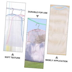 Alipis 4Pcs clothes bag drying rack clothes pillow clothes drying pouch clothes drying net hanging clothes drying bag clothes drying Polyester Mesh hanging pillow clothing