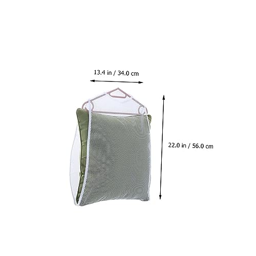 Alipis 4Pcs clothes bag drying rack clothes pillow clothes drying pouch clothes drying net hanging clothes drying bag clothes drying Polyester Mesh hanging pillow clothing